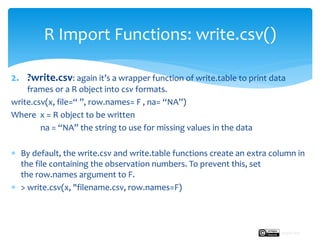 Export Data using R Studio | PPT