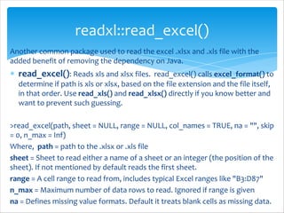 Import and Export Excel Data using openxlsx in R Studio | PDF