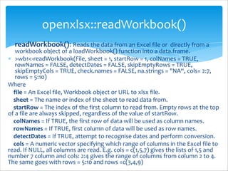 Import and Export Excel Data using openxlsx in R Studio | PDF | Computing | Technology & Computing