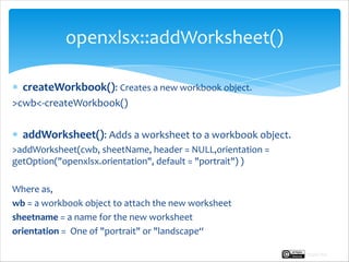 Import and Export Excel Data using openxlsx in R Studio | PDF | Computing | Technology & Computing