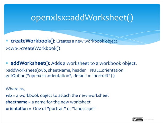 Import and Export Excel Data using openxlsx in R Studio | PPT