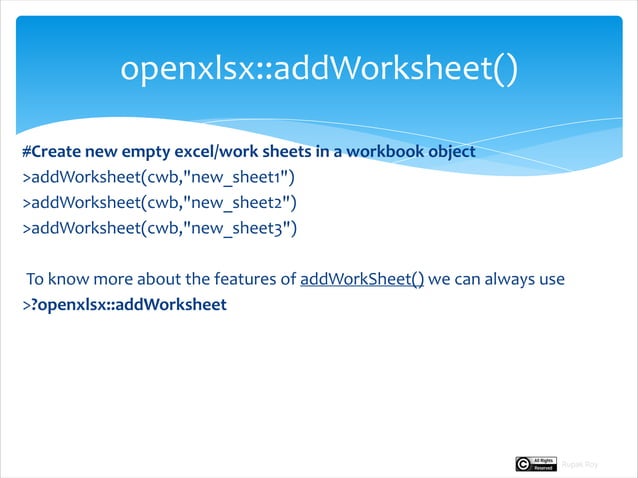Import and Export Excel Data using openxlsx in R Studio | PPT