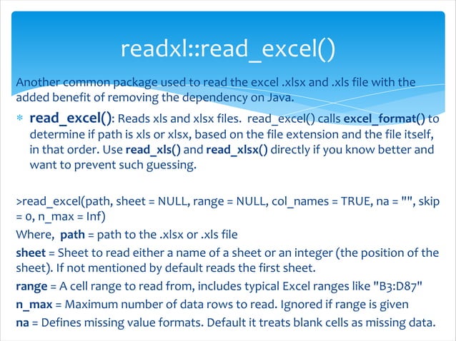 Import and Export Excel Data using openxlsx in R Studio | PPT