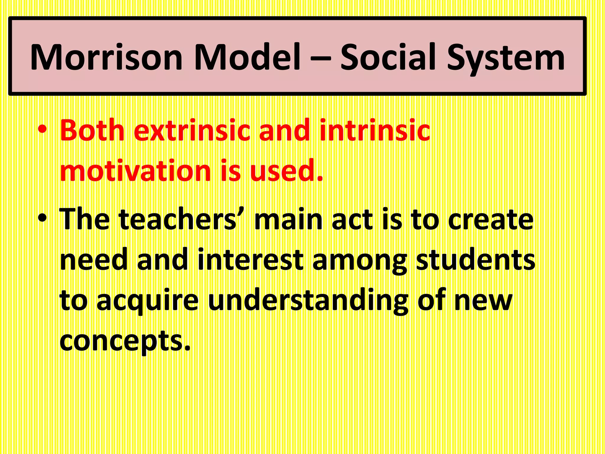 3. unit 3 understanding level morrison model | PPTX