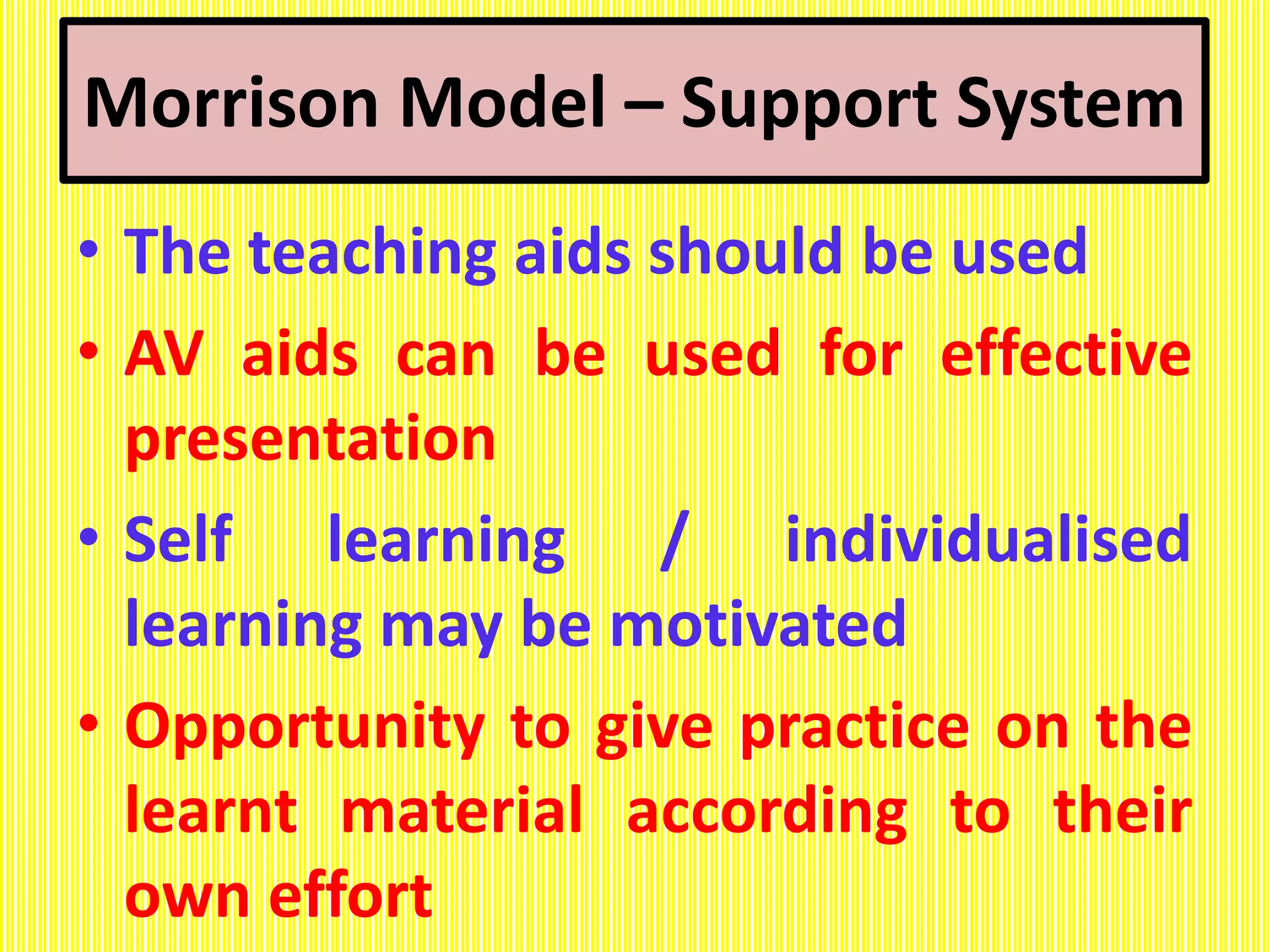 3. unit 3 understanding level morrison model | PPTX