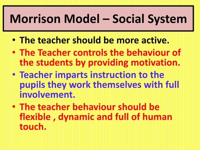 3. unit 3 understanding level morrison model | PPTX