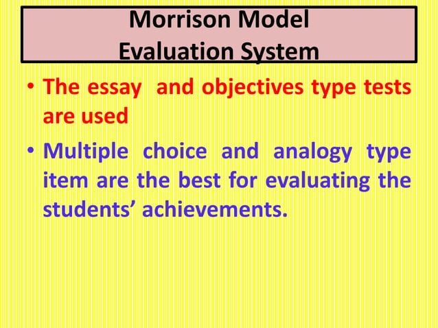 3. unit 3 understanding level morrison model | PPTX