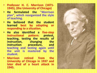 3. unit 3 understanding level morrison model | PPTX
