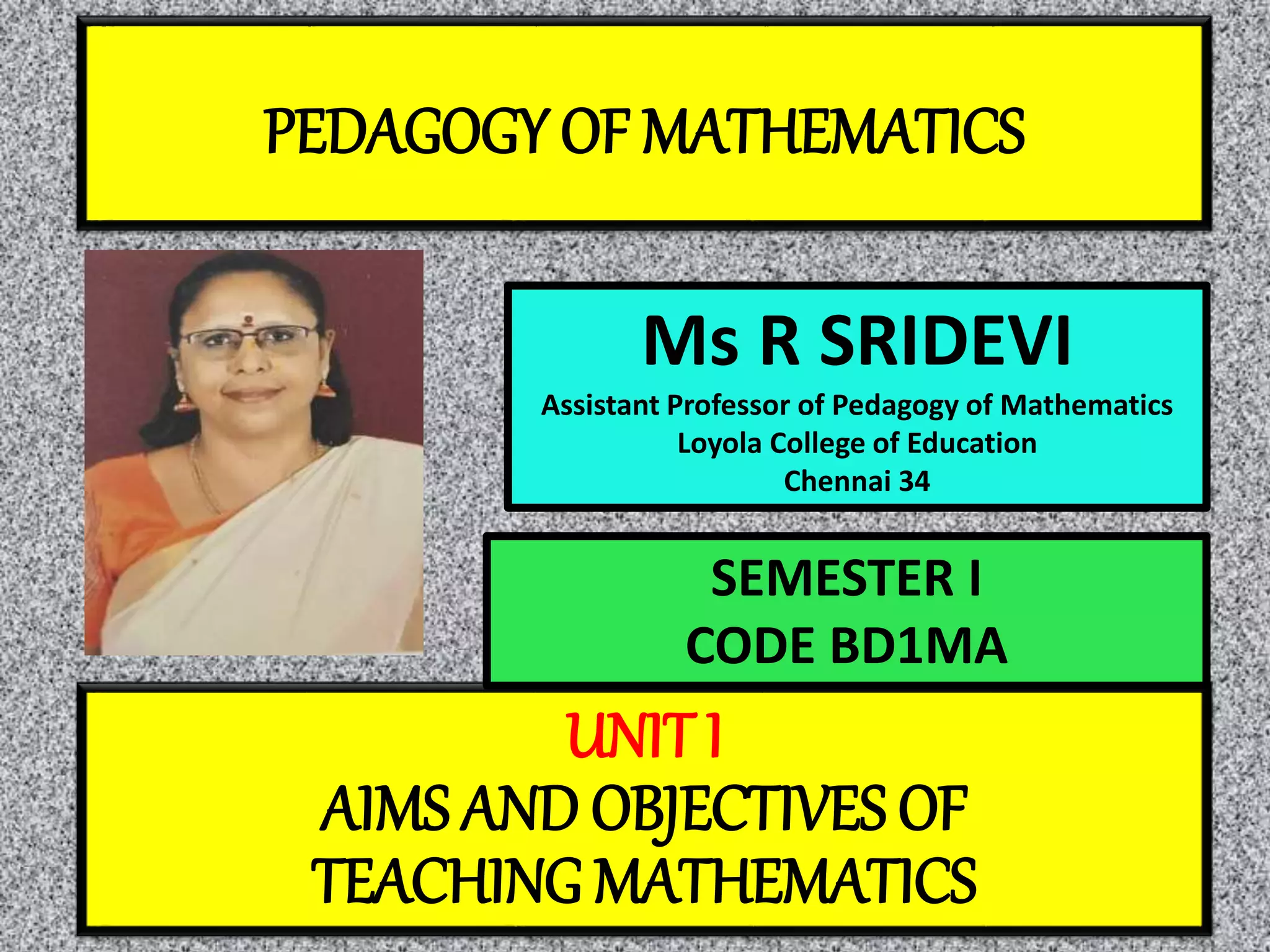 3. new objectives of mathematics 2021 | PPT
