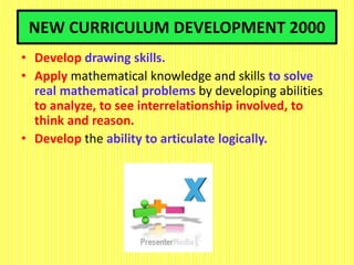 3. new objectives of mathematics 2021 | PPT