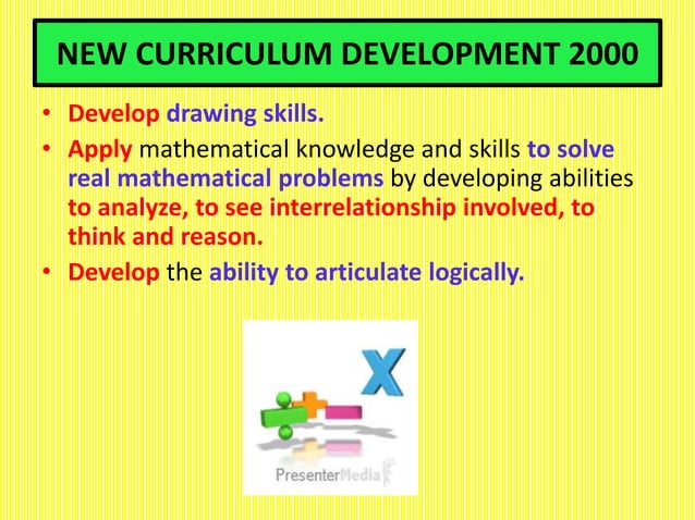 3. new objectives of mathematics 2021 | PPT