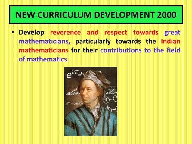 3. new objectives of mathematics 2021 | PPT