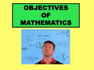 3. new objectives of mathematics 2021 | PPT