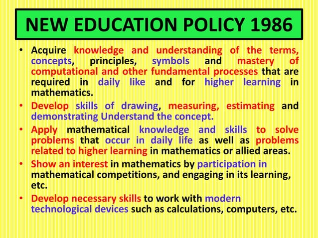 3. new objectives of mathematics 2021 | PPT