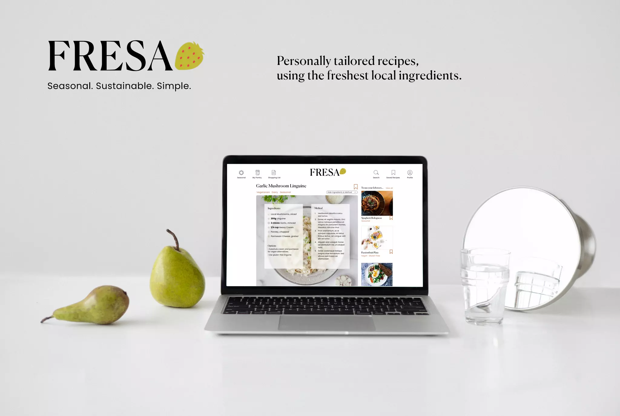 Fresa Food Recipe app | PPT