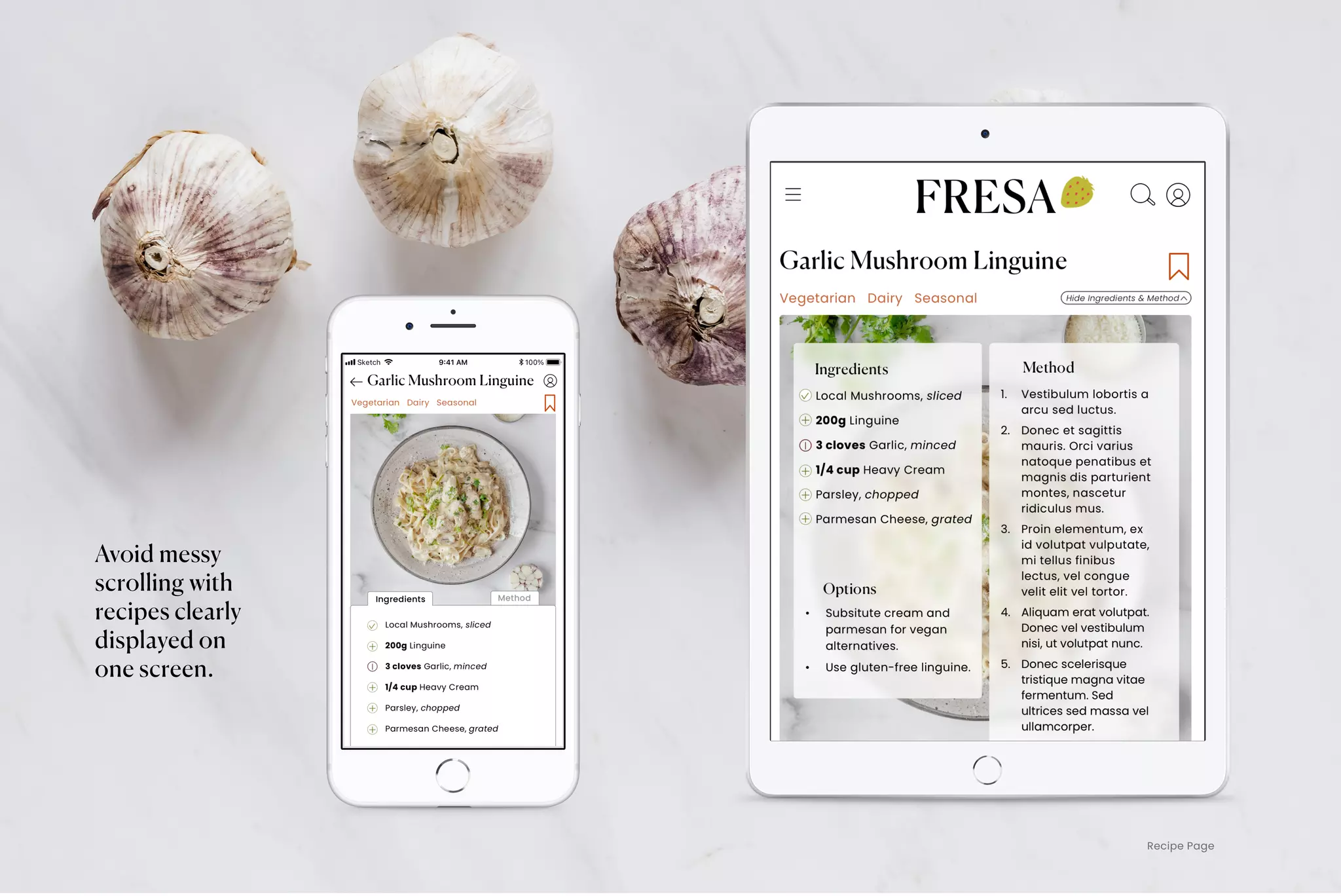 Fresa Food Recipe app | PPT