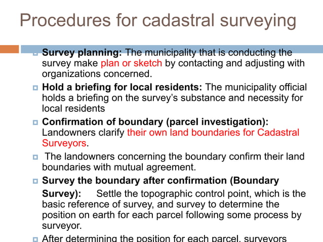 3. lecture 2 cadastral surveying | PPTX | Land and Farms | Real Estate