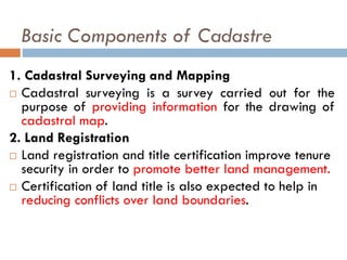 3. lecture 2 cadastral surveying rpv | PDF