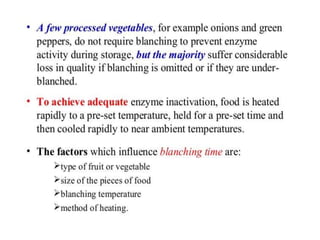 Blanching | PPTX