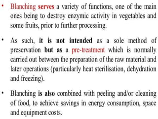 Blanching | PPTX