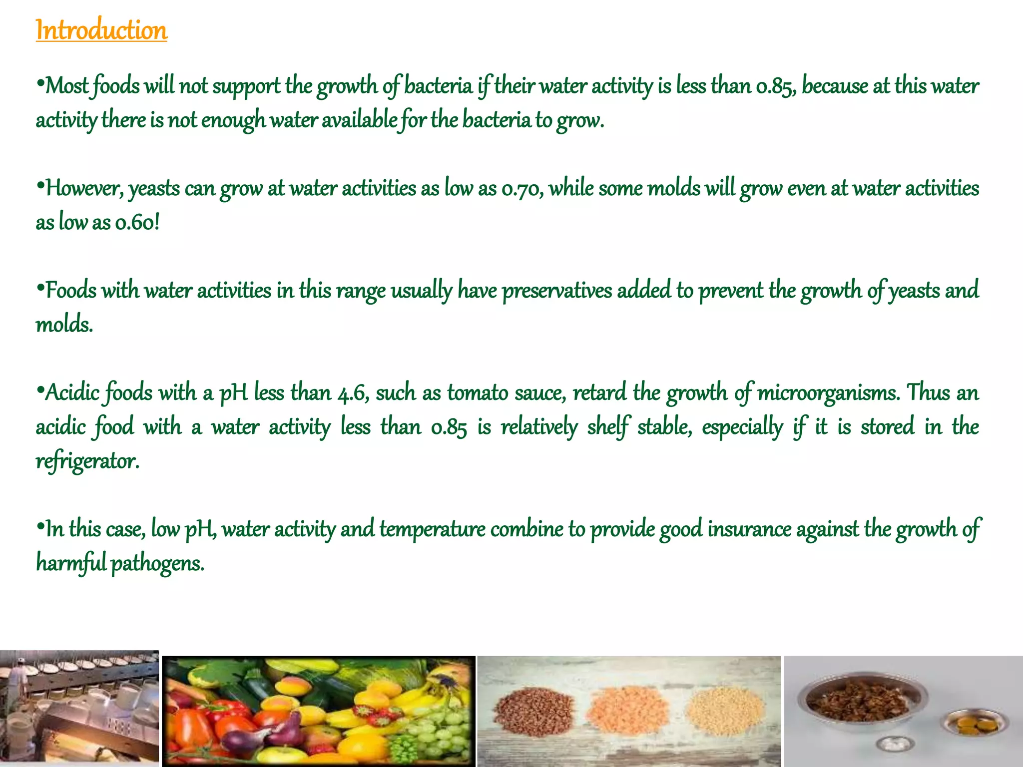 Water activity | PPTX