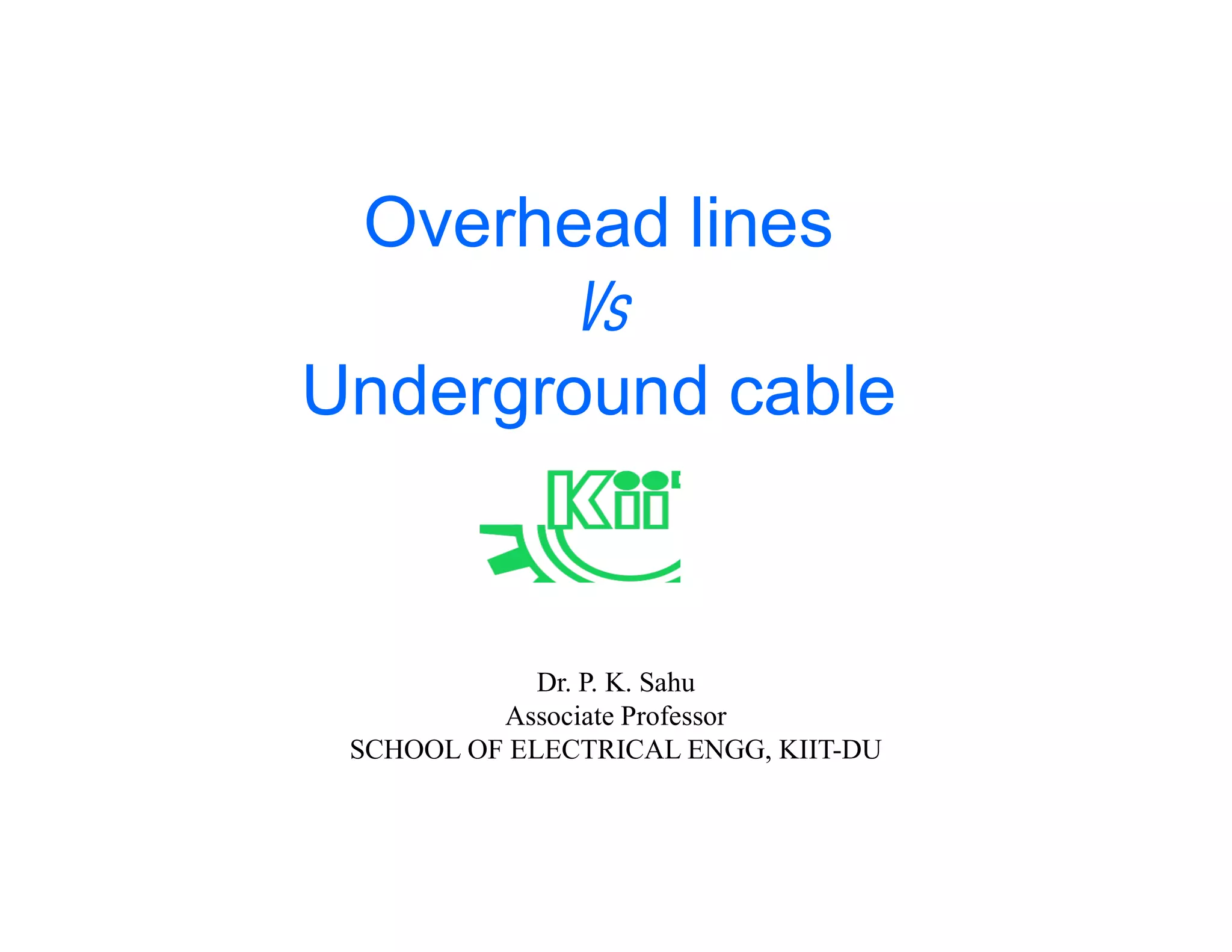 3.chapter 1 ohtl vs cables | PDF