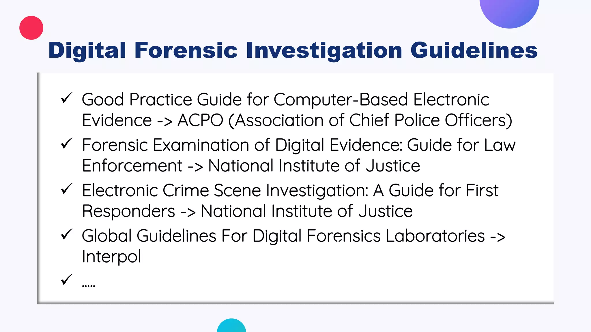 Digital forensic principles and procedure | PDF
