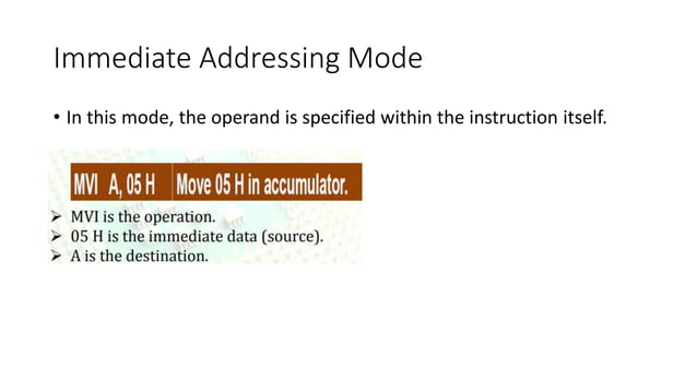 3. Addressing Modes in 8085 microprocessor.pptx | Operating Systems | Computer Software and ...