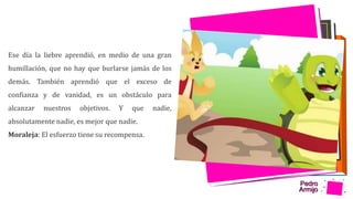 Fábula: La liebre y la tortuga.pptx