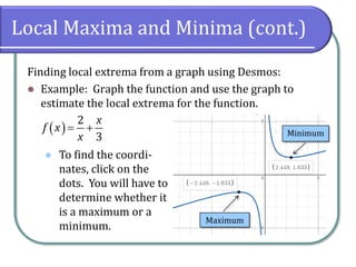 3.3 Rates of Change and Behavior of Graphs | PDF