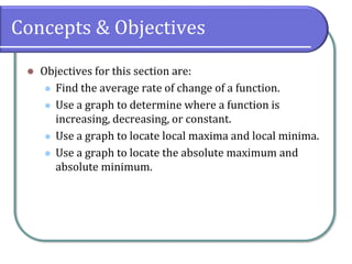 3.3 Rates of Change and Behavior of Graphs | PDF