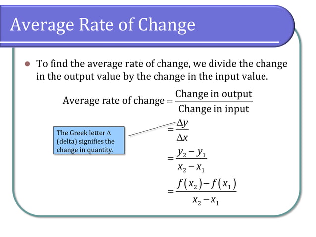 3.3 Rates of Change and Behavior of Graphs | PDF | Physics | Science