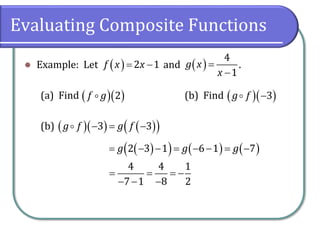 3.4 Composition of Functions | PDF