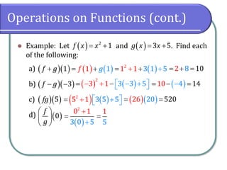 3.4 Composition of Functions | PDF