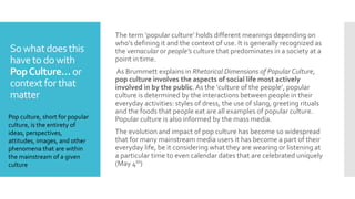 3.3 Pop Culture and Context .pptx