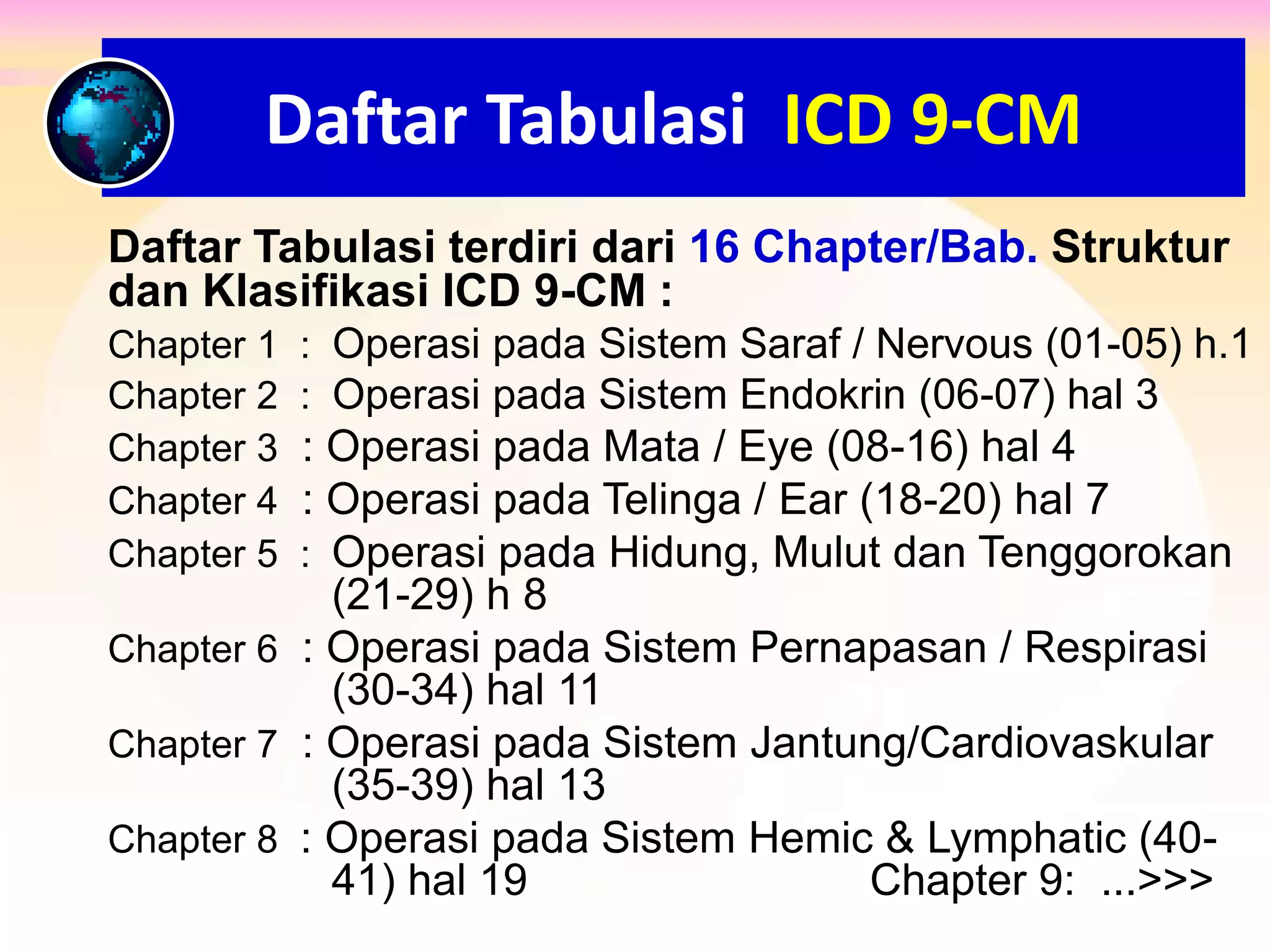Teknis Koding ICD 9-CM (Prosedur/Tindakan)_ Training/BimTek "SISTEM ...
