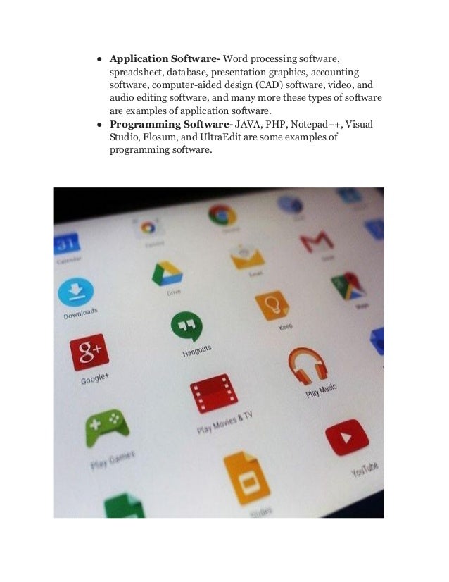 Computer Hardware And Software Types, Functions, Difference between ...