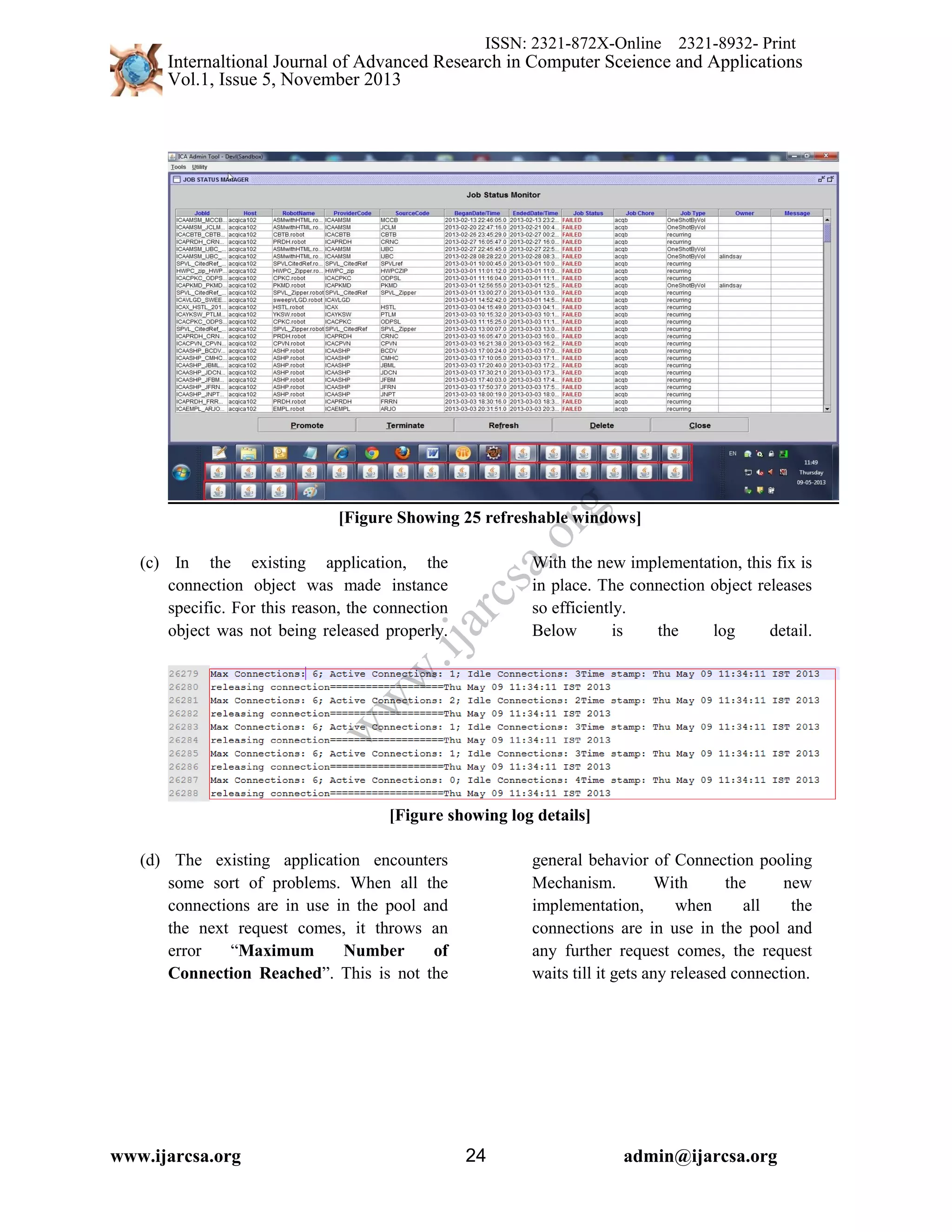A Review of Connection Pooling Implementation in ICA Tool | PDF | Operating Systems | Computer ...