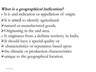 3. Geographical Indicators.pptx