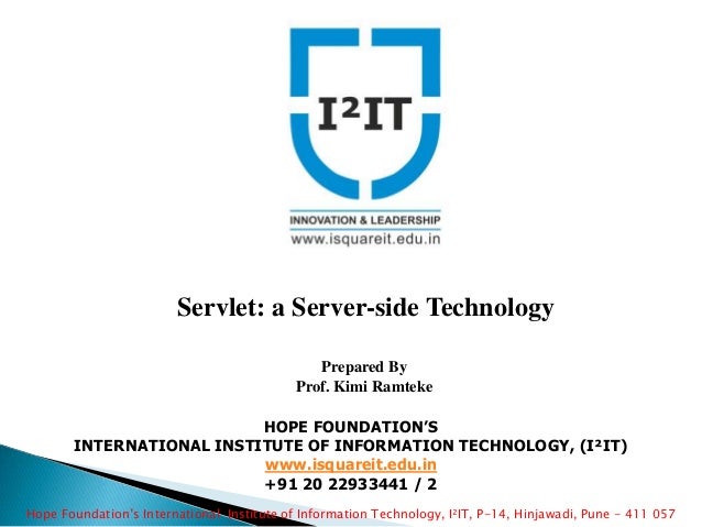 Servlet: A Server-side Technology | PPT