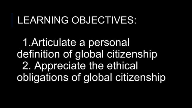 3.-Global-citizenship.pptx | Civic affairs | Politics