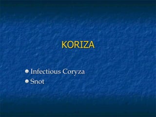 FOWL CHOLERA dan CORIZA | PDF