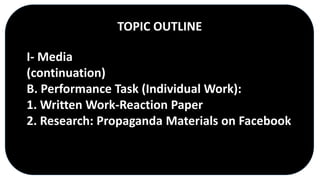 3.MIL 4. Types of Media (Part 3)- Understanding Propaganda in the ...