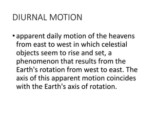 3. Diurnal and Annual Motion.pptx