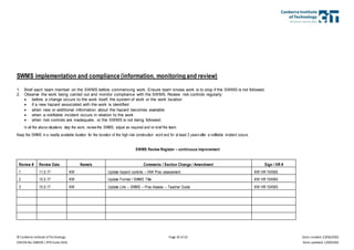 Practical assessment 3 - Identify construction work hazards and select ...
