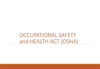 OSHA 1994 | PPT