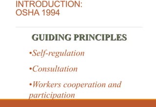 OSHA 1994 | PPT