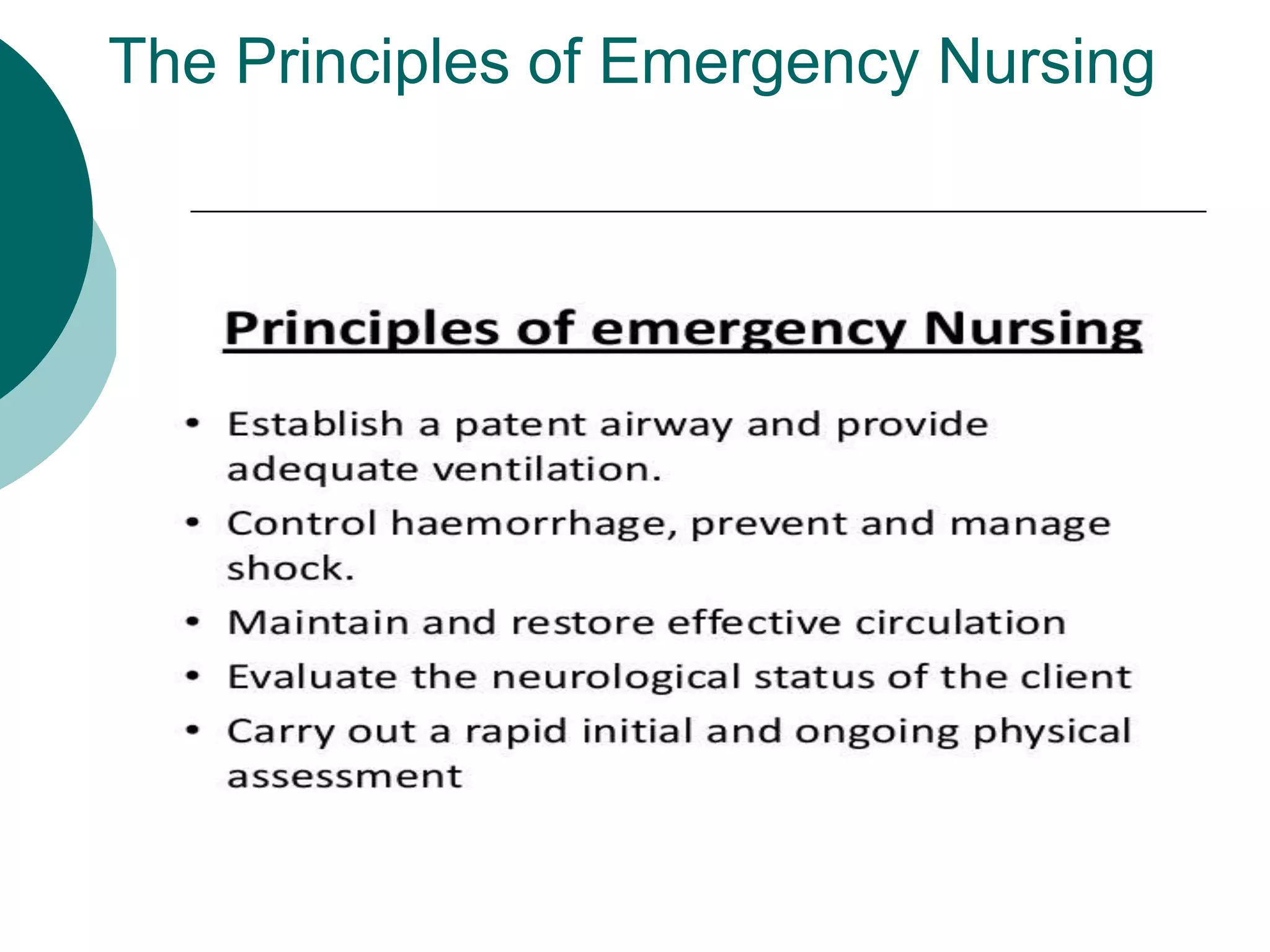 Emergency nursing | PPT