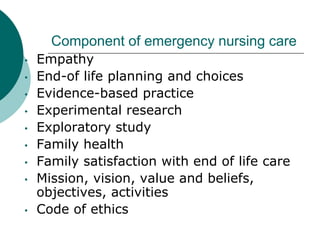Emergency nursing | PPT