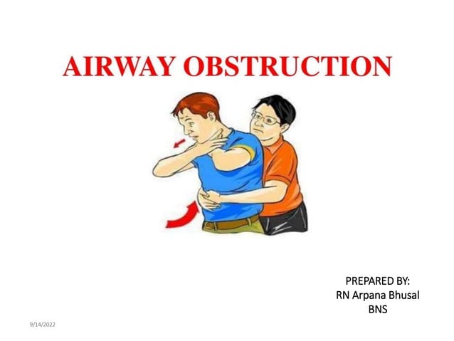 Airway Obstruction Ppt